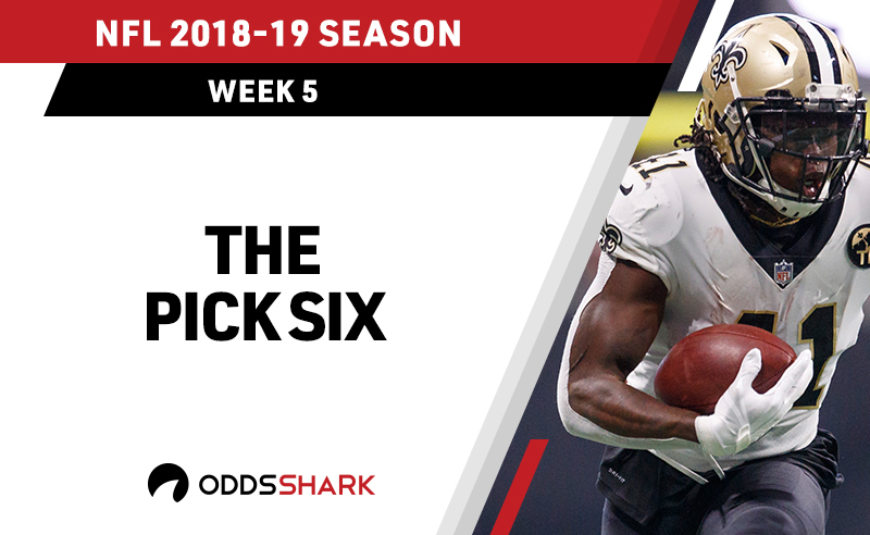 The Pick Six - NFL Betting Picks - Week 5 | Odds Shark