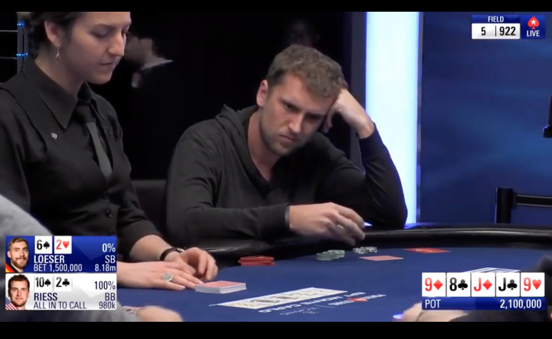 World Series of Poker Champ Ryan Riess Makes Incredible Call with 10 ...